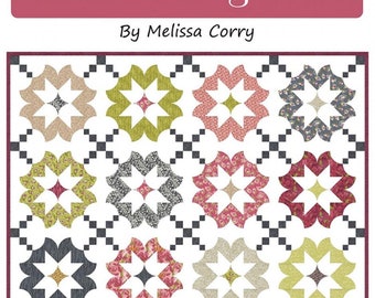 Polygon Quilt Pattern, Christine Quilts CQ022, Fat Quarter FQ Friendly ...