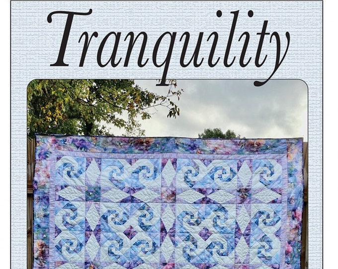 Tranquility Quilt Pattern, Quilted Garden Designs QGD194, Storm at Sea ...