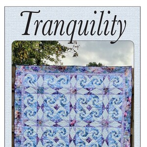 Tranquility Quilt Pattern, Quilted Garden Designs QGD194, Storm at Sea ...