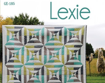 Kira Quilt Pattern, GE Designs GE184, Layer Cake Friendly, Stripology ...