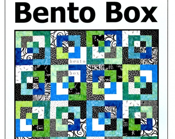 Bento Box Quilt Pattern, 07707-N, Fat Quarter FQ Friendly, Modern ...