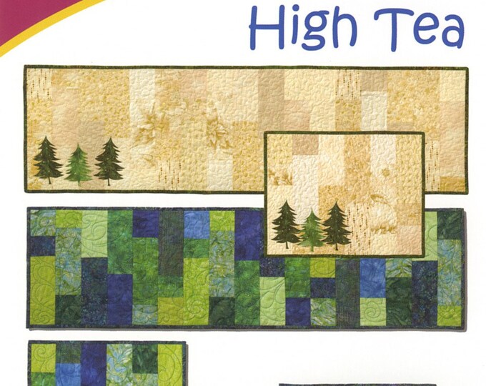 LAST CALL - High Tea Quilt Pattern, Christmas Xmas Quilted Runner and ...