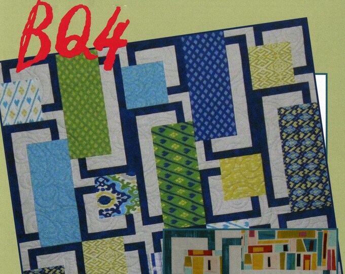 BQ4 Quilt Pattern, Maple Island Quilts MIQ457, Fat Quarter FQ Friendly ...