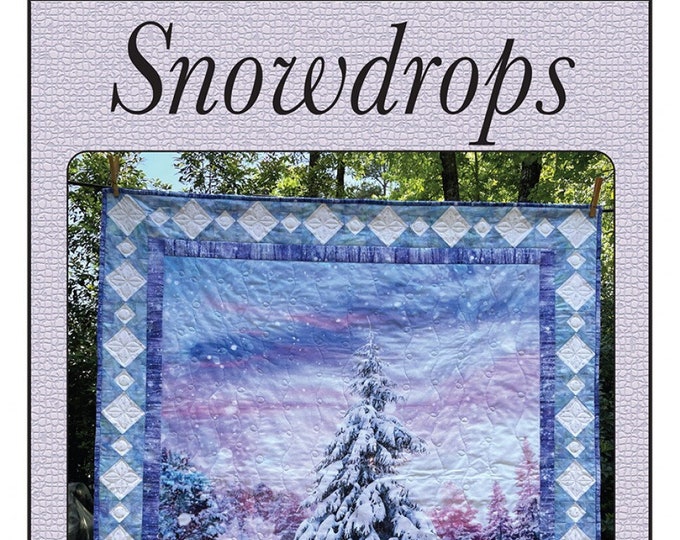 Winter Solstice Quilt Pattern, Patti's Patchwork PC-190QW, Monotone ...