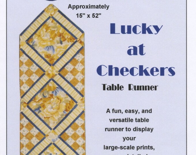 Rail Romp Table Runner Quilt Pattern, TINY13, Yardage Friendly Table ...
