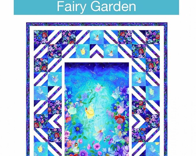 Fairy Garden Panel Frame Quilt Pattern, PT1718, 24 Fabric Panel ...