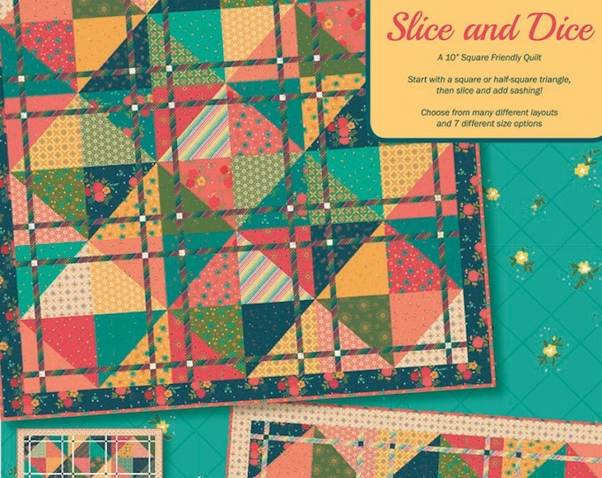 Slice and Dice Quilt Pattern, Anka's Treasures ANK351, Layer Cake ...