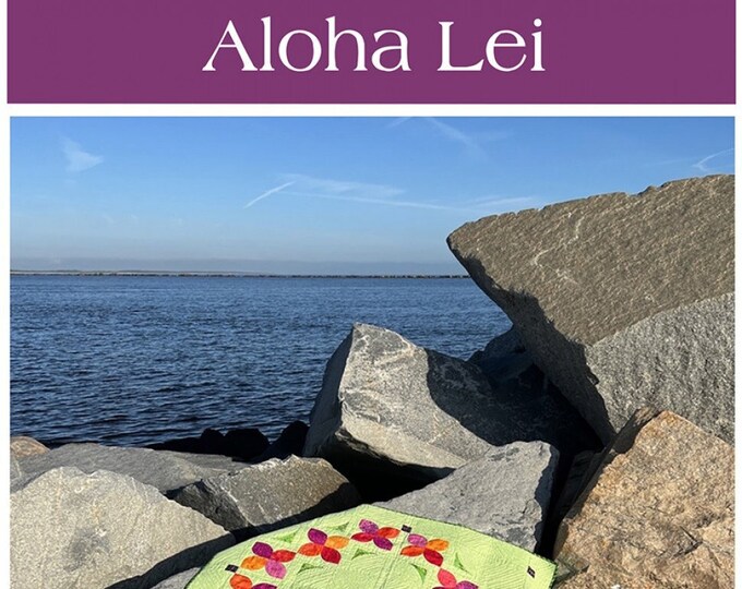 Aloha Lei Quilt Pattern,swd241al, Flower Wreath Quilt Pattern, Lap ...