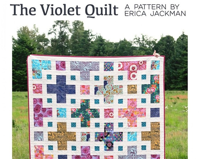 The Violet Quilt Pattern, KTQ126, Fat Quarter Yardage Friendly, Cross ...