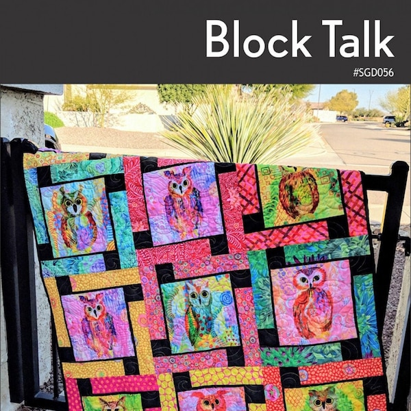 Block Talk Pattern - Etsy