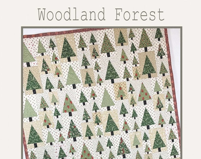 Woodland Forest Quilt Pattern, Suzn Quilts SUZ330, Yardage Friendly ...