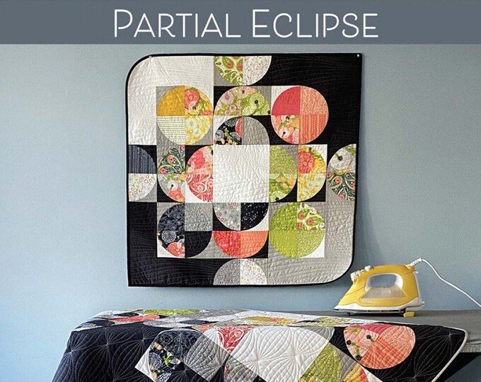 Partial Eclipse Quilt Pattern, Robin Pickens RPQP-PE155, Fat Quarter FQ ...