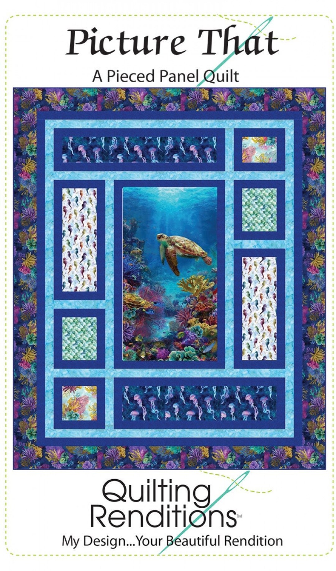 Picture That Panel Frame Quilt Pattern, Quilting Renditions QR1180 ...