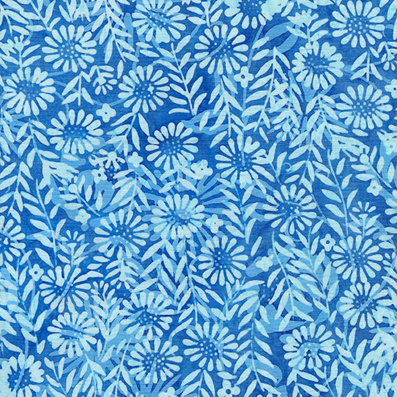 French Blue Batiks Stack Layer Cake Island Batik 10 | Etsy