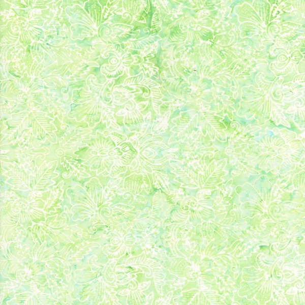 Green Batik Fabric - Etsy