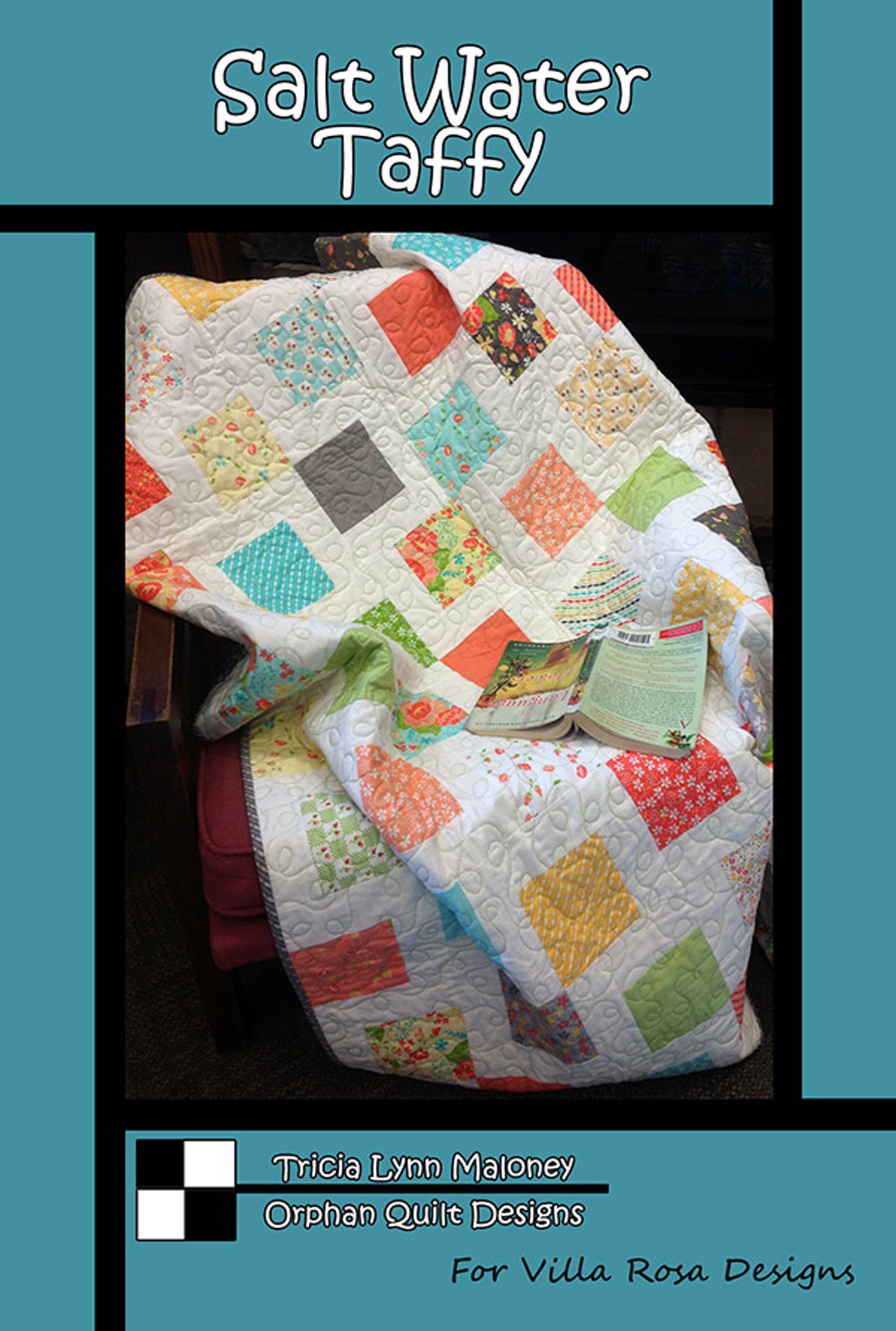 Salt Water Taffy Quilt Pattern, Villa Rosa Designs VRDOQ007, Charm Pack ...