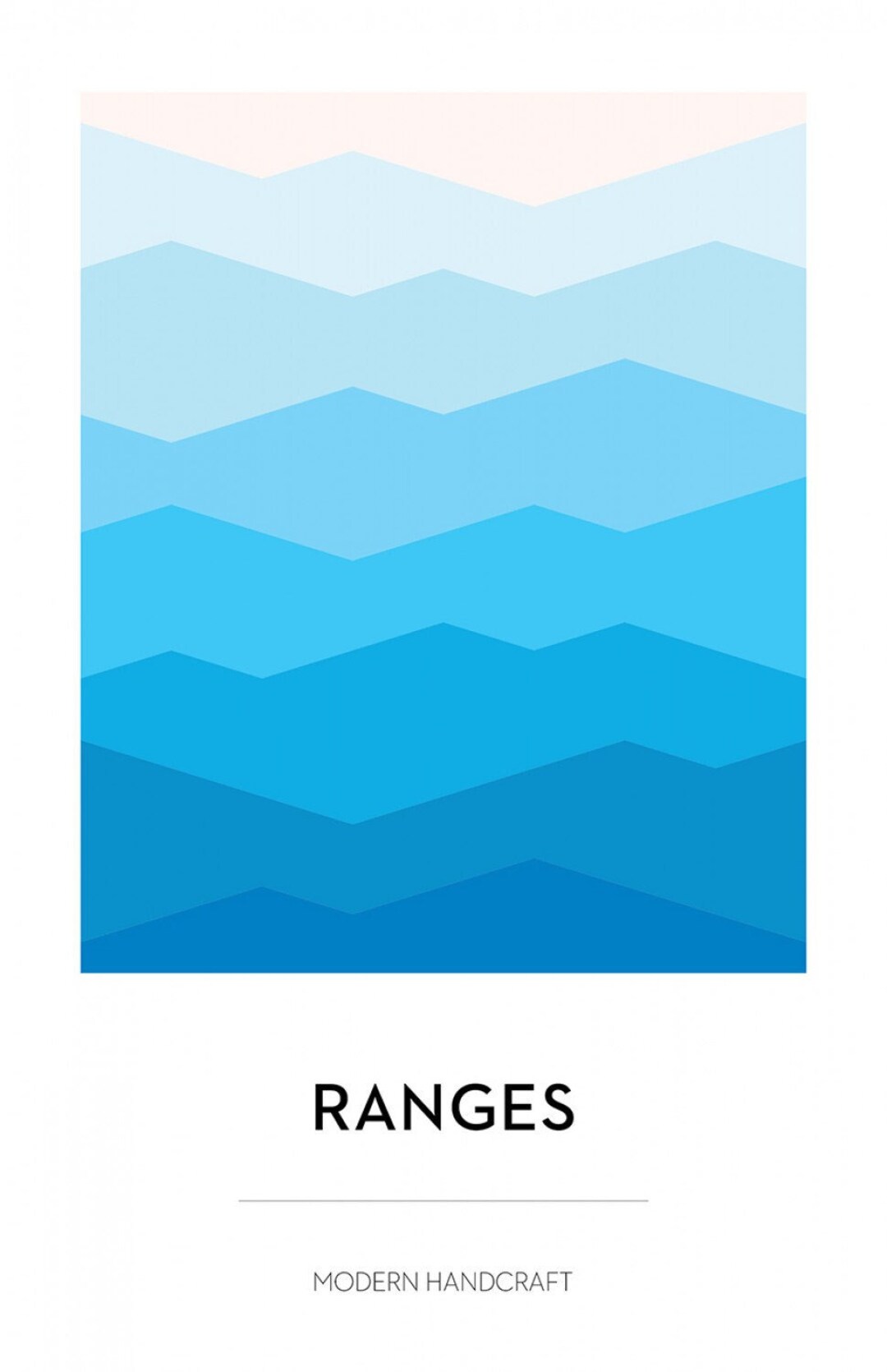 Ranges Quilt Pattern, Modern Handcraft MHC018, Modern Contemporary ...