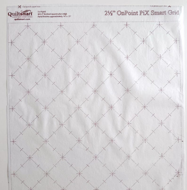 2.5" ON POINT Pix Smart Grid Interfacing Refill Panel, Quiltsmart QS ...