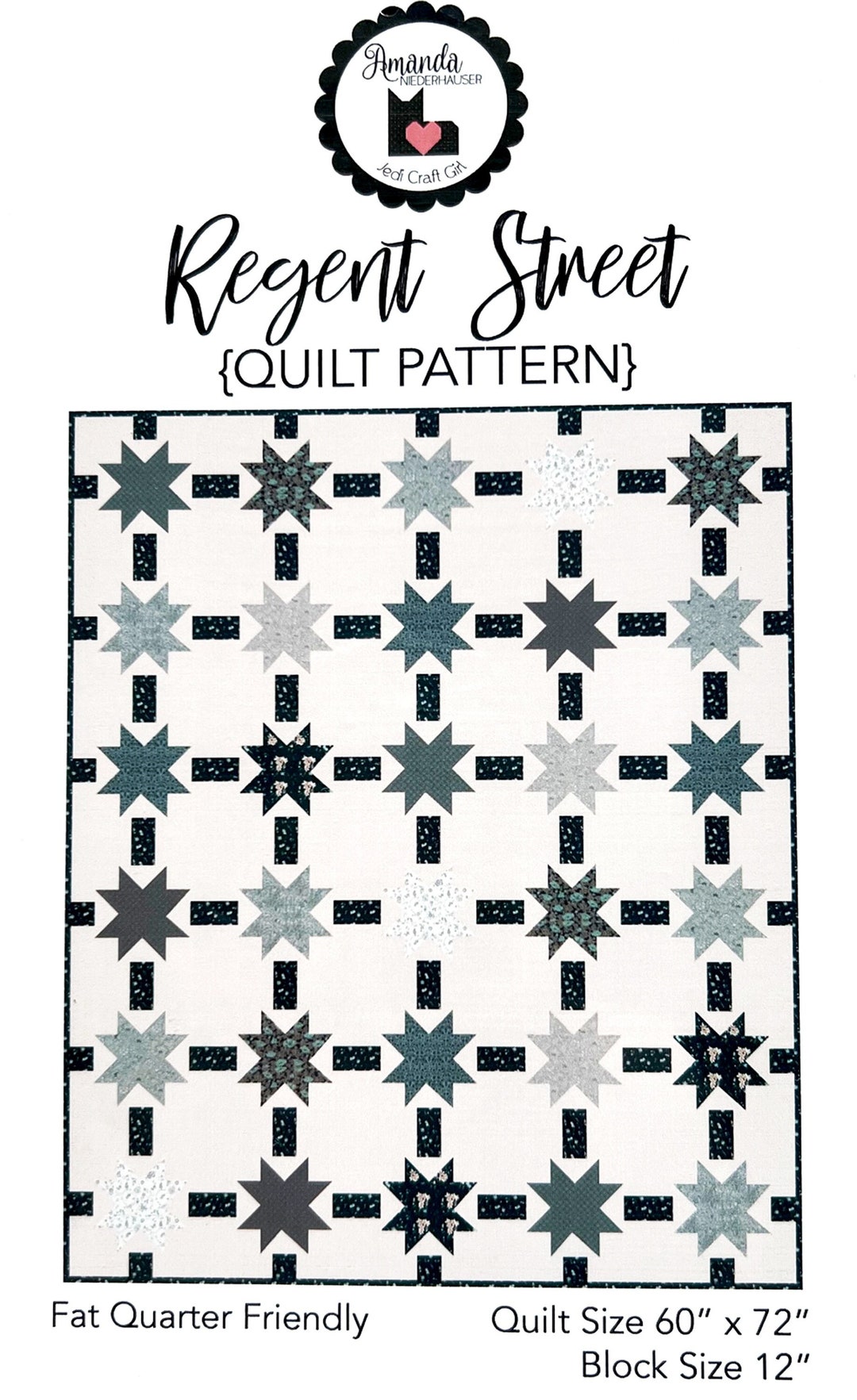 LAST CALL Regent Street Quilt Pattern, Jedi Craft Girl P156 ...