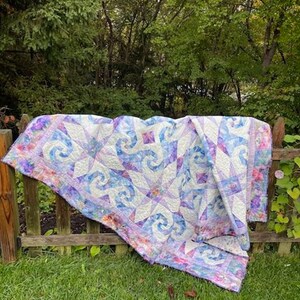 Tranquility Quilt Pattern, Quilted Garden Designs QGD194, Storm at Sea ...