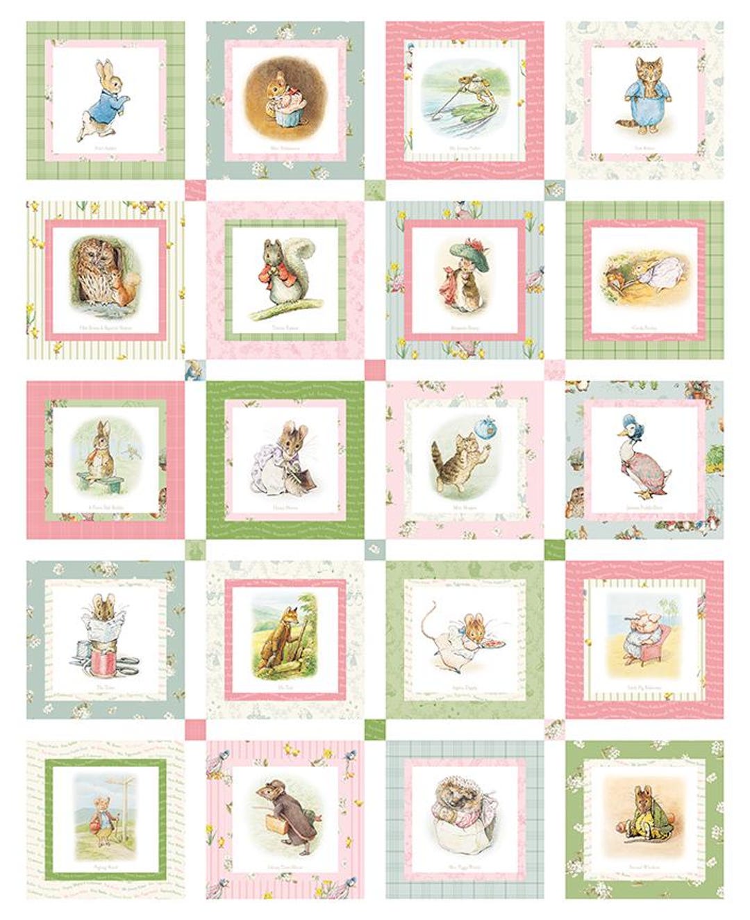 Peter Rabbit and Friends - Characters 36" Fabric Panel, Riley Blake ...