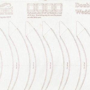 Double Wedding Ring Interfacing Refill Panel, Quiltsmart QS 65012, Pre ...
