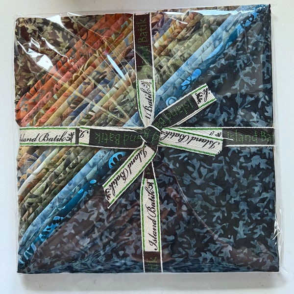 Batik 10" Squares Island - Etsy