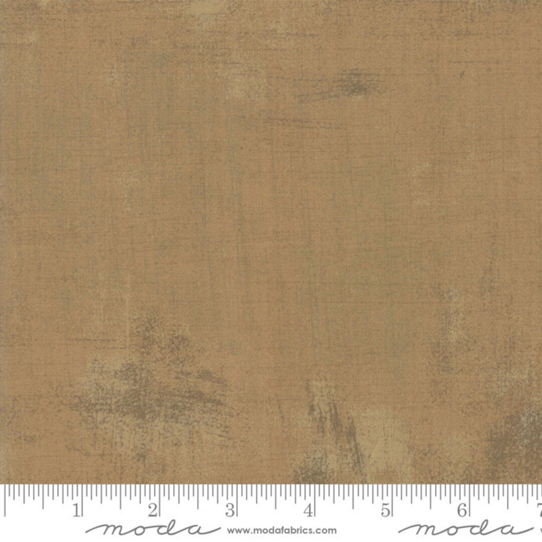 Grunge Basics - Caramel Tan Brown Fabric, Moda 30150 529, Warm Brown ...
