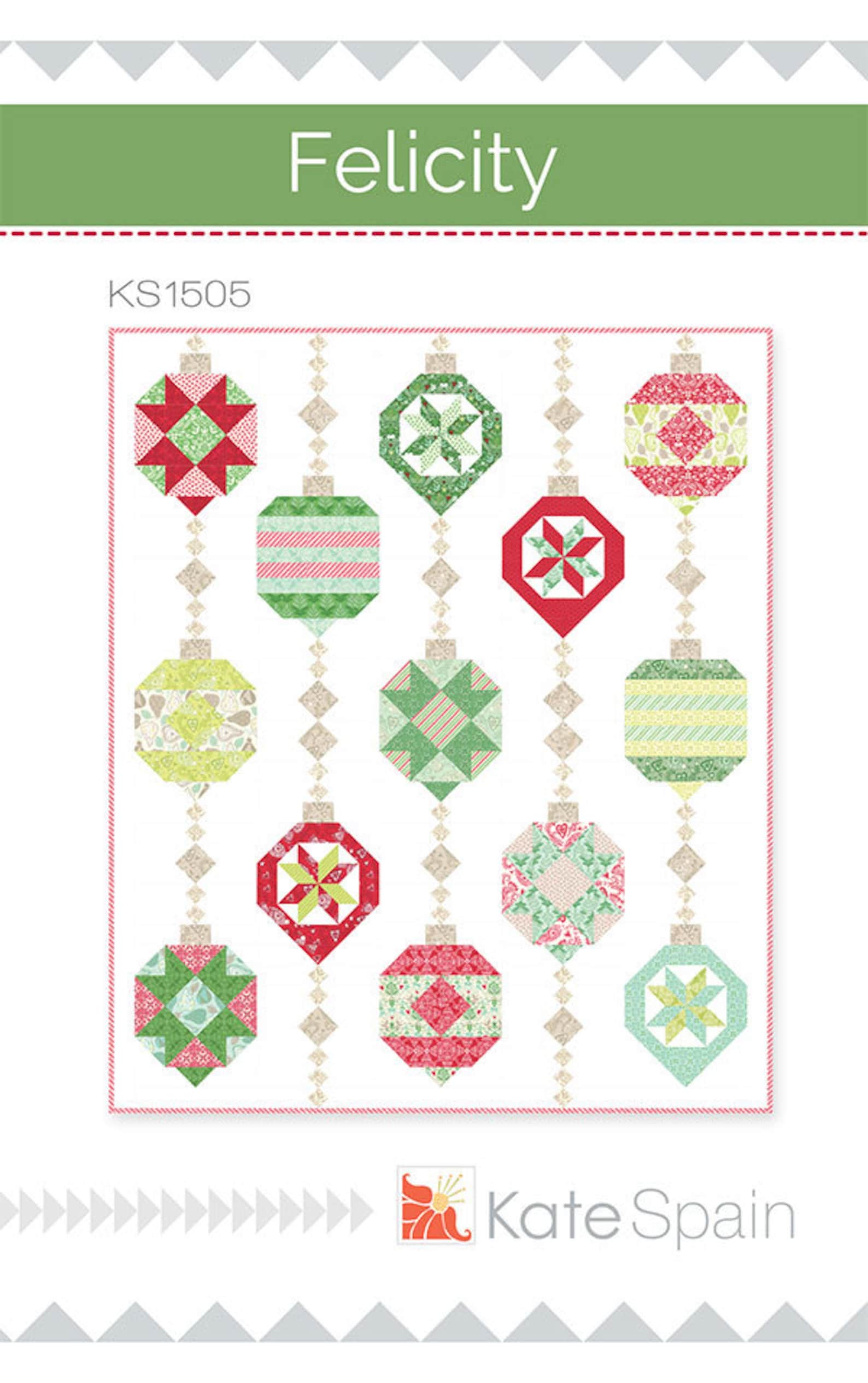 Felicity Quilt Pattern KS1505 36 Fat Eighths F8 Friendly - Etsy