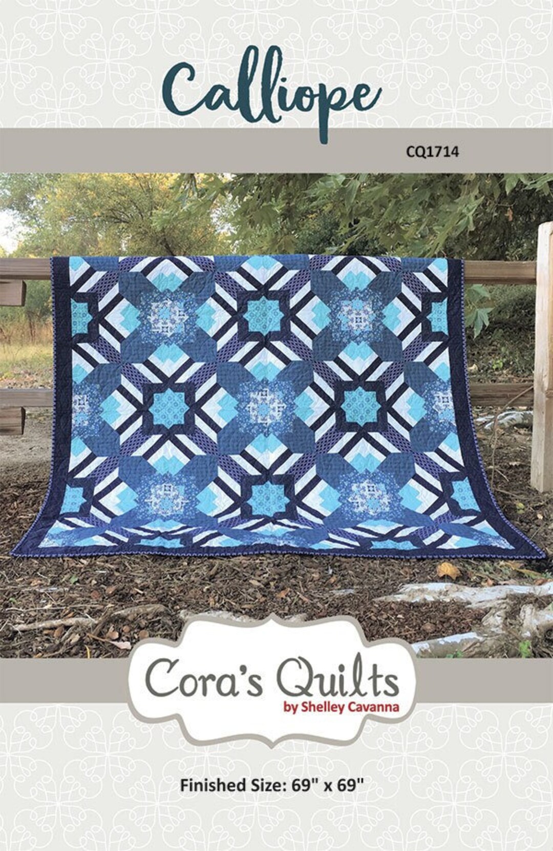 LAST CALL Calliope Quilt Pattern, Cora's Quilts CQ1714, Yardage ...