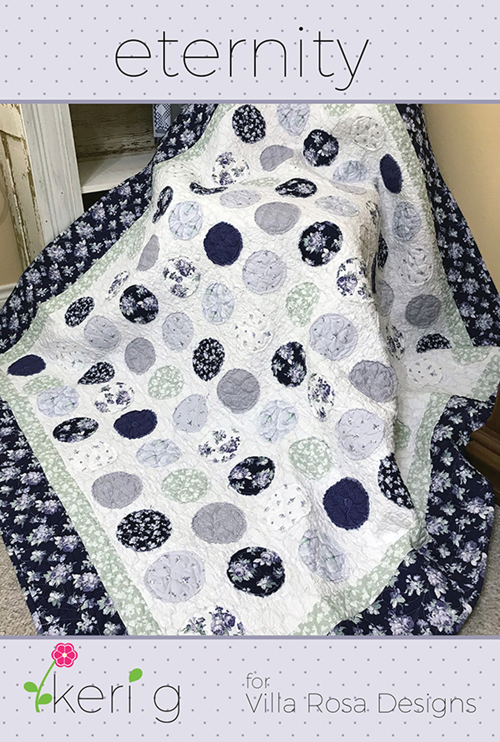 Eternity Quilt Pattern VRDKE005 Easy Beginner Applique | Etsy