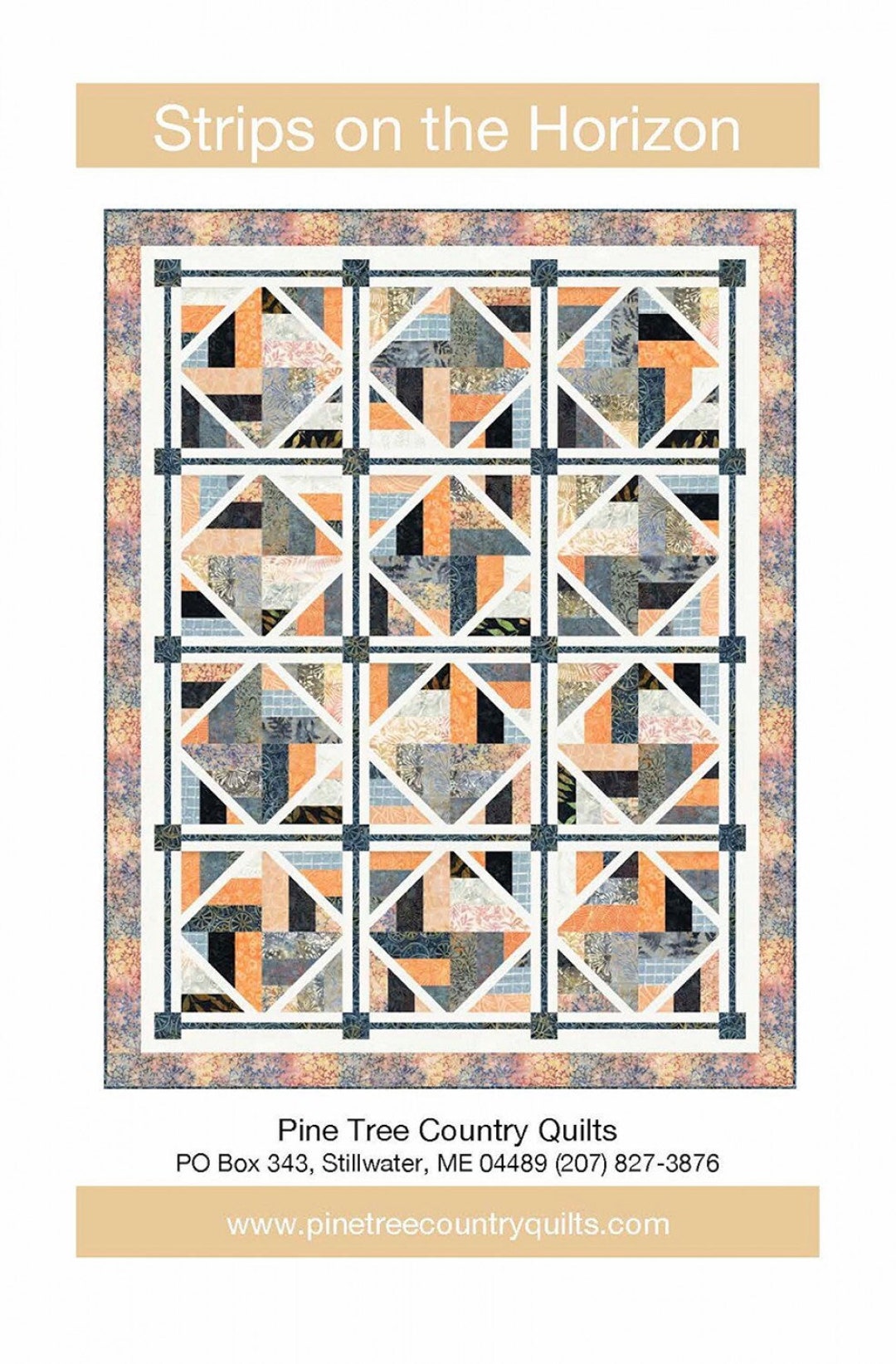 Strips on the Horizon Quilt Pattern PT1808 Junior Jelly Roll - Etsy