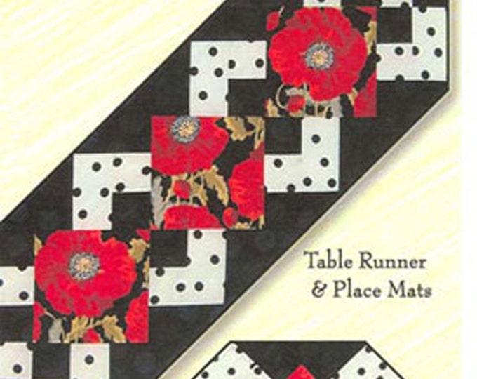 Simply a Pleasure Table Runner Quilt Pattern, TLP1200, Place Mats ...