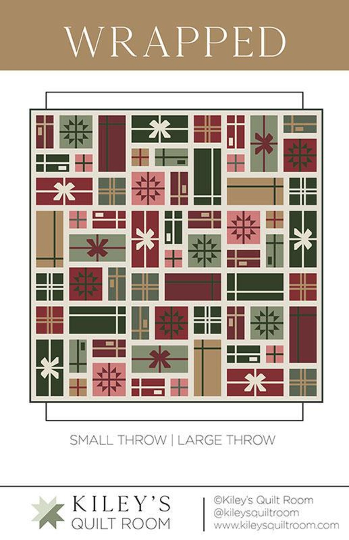 Wrapped Quilt Pattern, Kiley's Quilt Room KQR125, Fat Quarter FQ ...