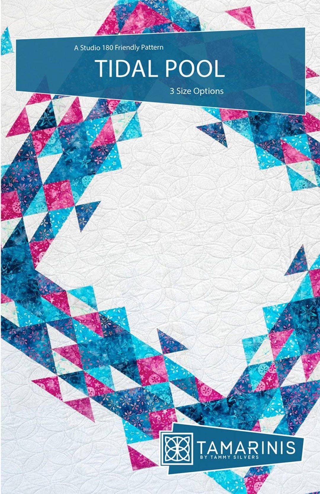 Tidal Pool Quilt Pattern, Tamarinis TTPO-228, Yardage Friendly Modern ...