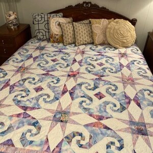 Tranquility Quilt Pattern, Quilted Garden Designs QGD194, Storm at Sea ...