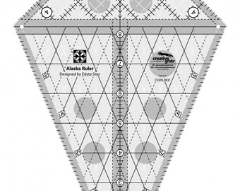 Spider Web Ruler by Creative Grids CGRKA6 Non Slip Triangle - Etsy