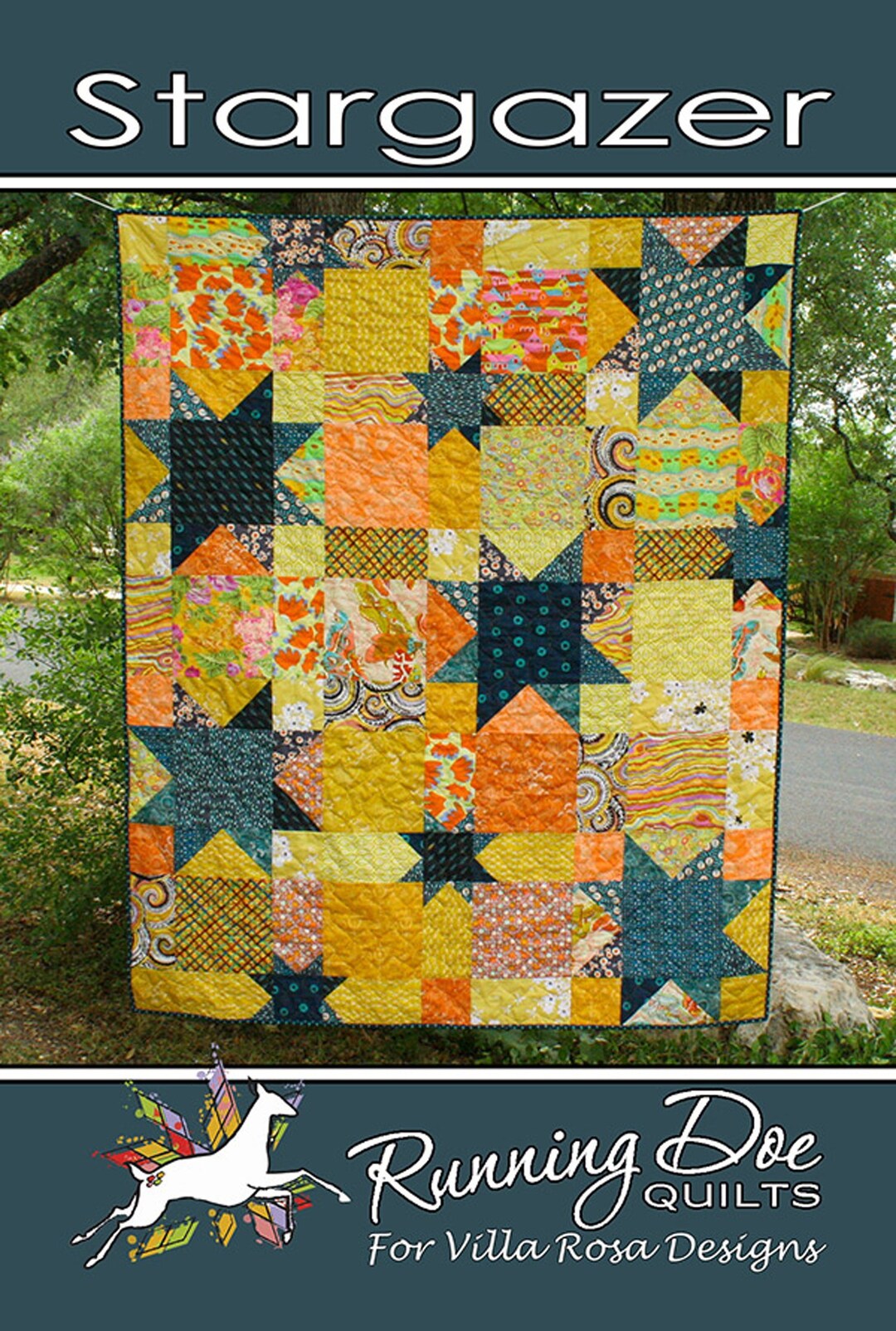 Stargazer Quilt Pattern, Villa Rosa Designs VRD012, Fat Quarter ...