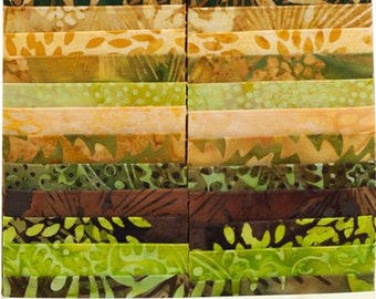 Island Batik Modern Opulence Strip Pack, Batik Jelly Roll, 2.5 Inch ...