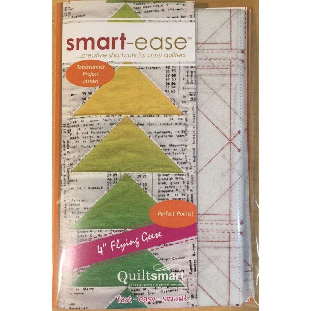 Quiltsmart 4" Flying Geese Border Smart Ease Fun Pack, QS 10005 ...