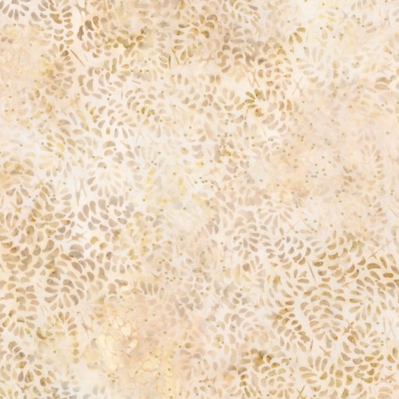 Cream Pinecone Metallic Batik Fabric AMDM2034814 Natural - Etsy