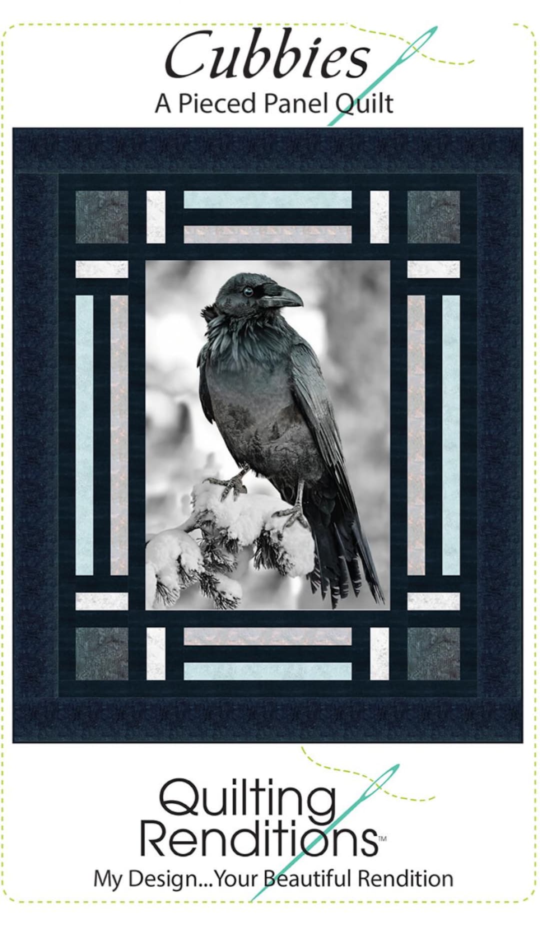 Cubbies Panel Frame Quilt Pattern, Quilting Renditions QR1272, Fabric ...