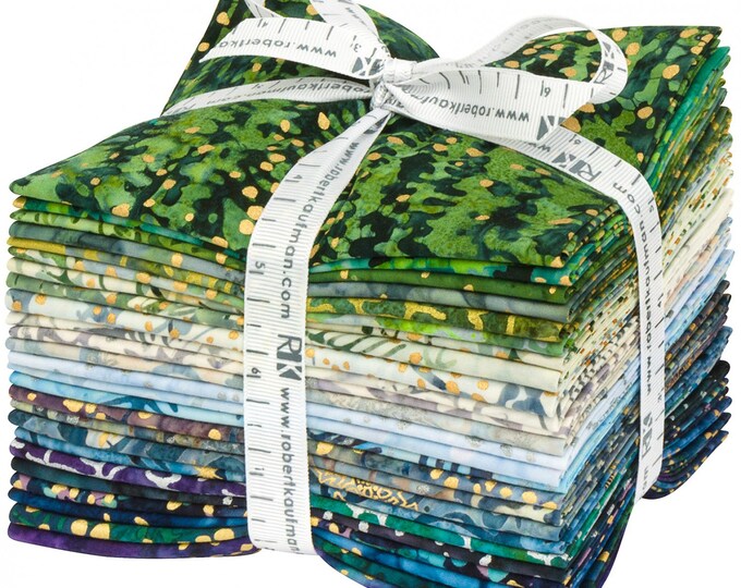 Twilight Snowfall Batik Fat Quarter Bundle, FQ-1638-25, 25 Pieces of 18 ...