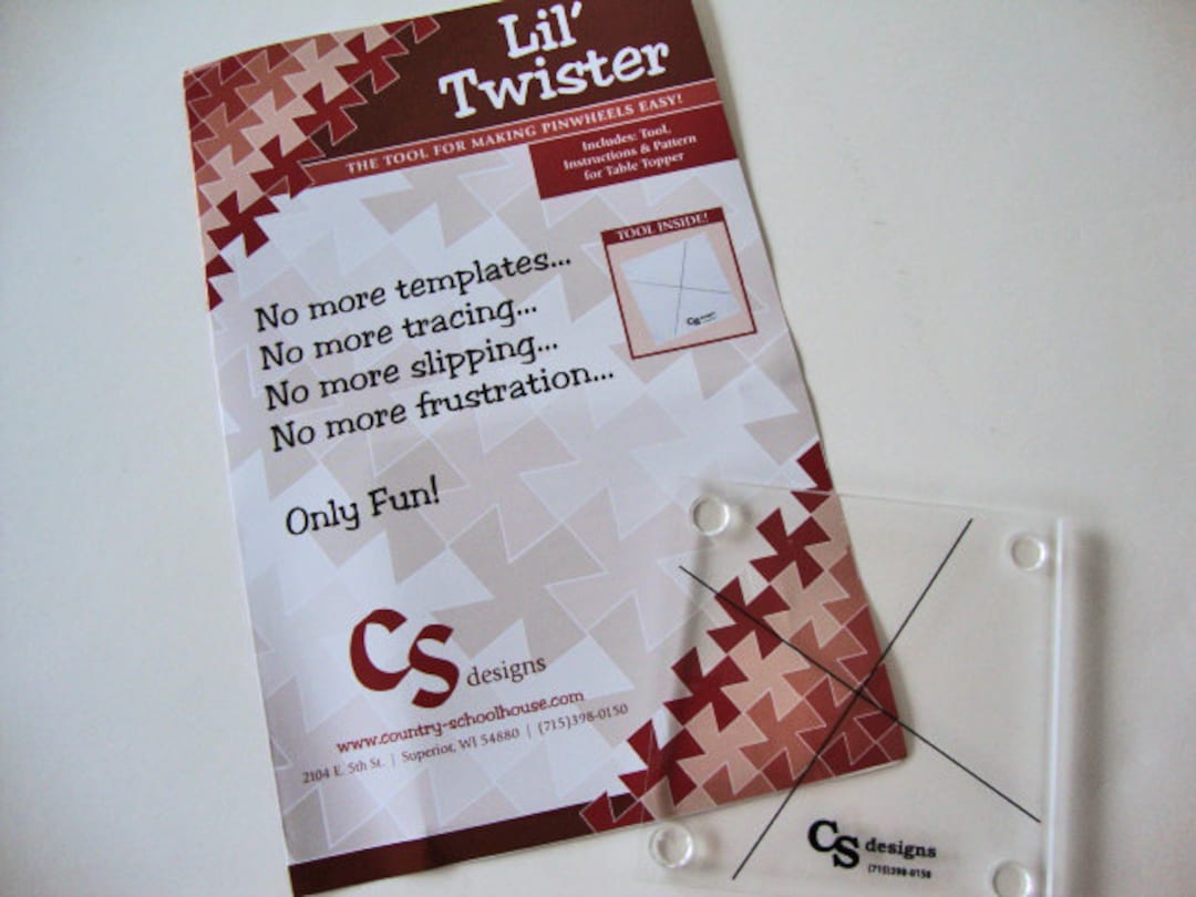 Lil' Twister Tool for 5" Inch Squares, Twister Sisters LTW5, Charm ...