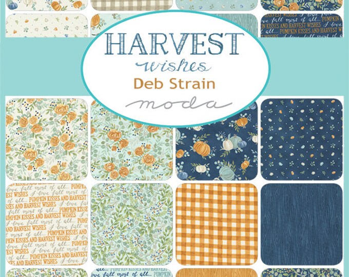 Harvest Wishes Charm Pack Fabric, Moda 56060PP, 5 Harvest Wishes Charm Pack Fabric, Moda 56060PP, 5