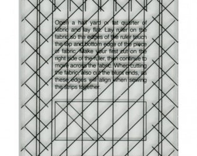 The Bias Ruler, TQM004D, Bias Strip Ruler, Stems and Vines Ruler, Must ...