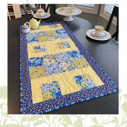 Diagonal Table Runner Pattern - Etsy