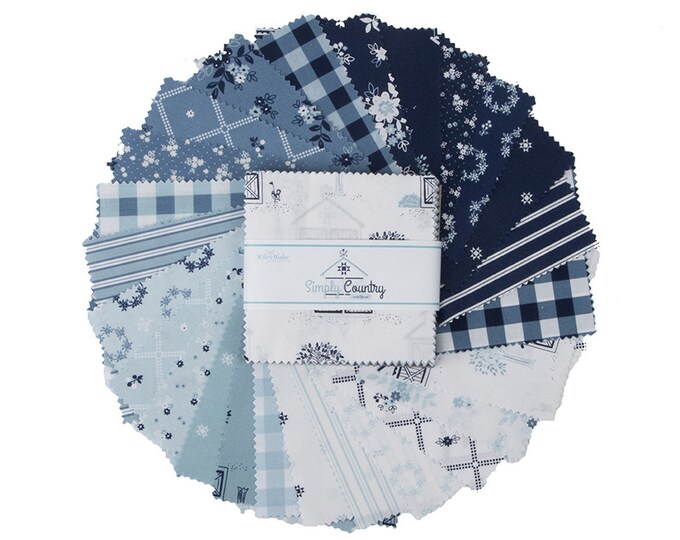 Simply Country Stacker Charm Pack, 5-13410-42, 5" Inch Precut Quilt ...