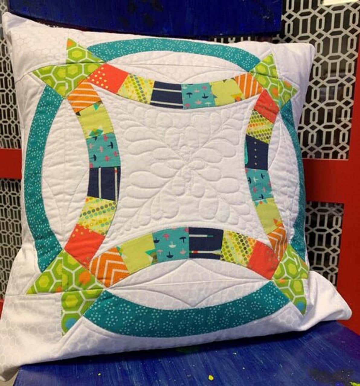 Double Wedding Ring Interfacing Refill Panel, Quiltsmart QS 65012, Pre ...