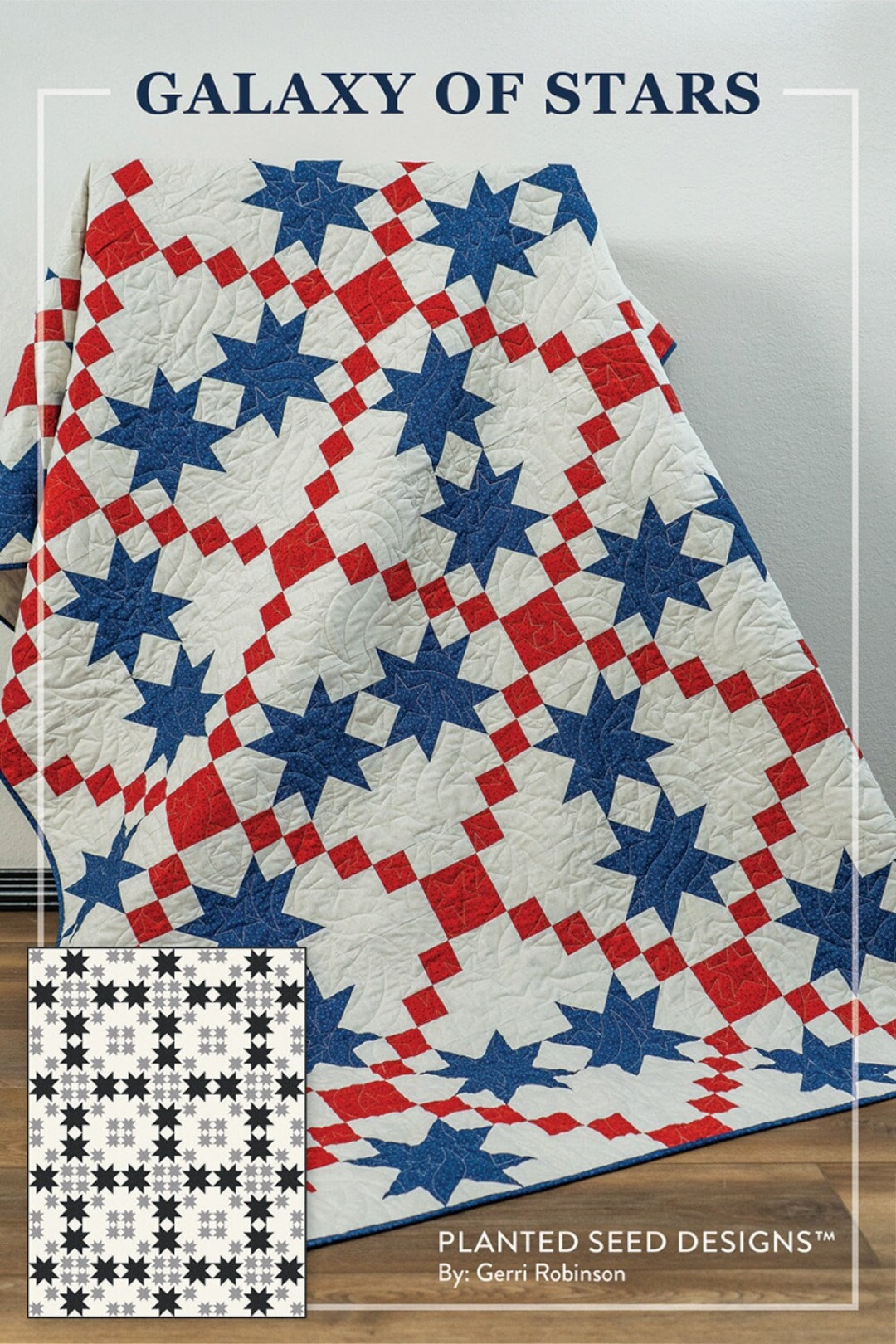 LAST CALL Galaxy of Stars Quilt Pattern, Planted Seed Designs P120 ...